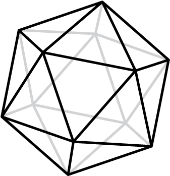 Download A Regular Icosahedron - Icosaedro Regular - HD Transparent PNG ...