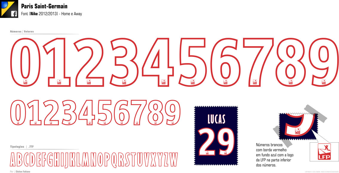 Download Numeros Paris Saint Germain - HD Transparent PNG - NicePNG.com