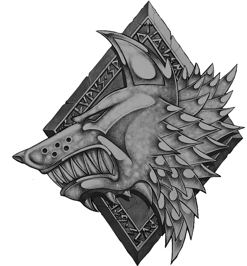 Download Onyxheart Sigil - Space Wolves Symbols 40k - HD Transparent ...