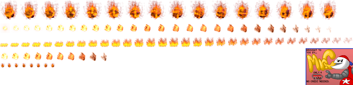 Download Click For Full Sized Image Fireball - Mario Fireball Sprite ...