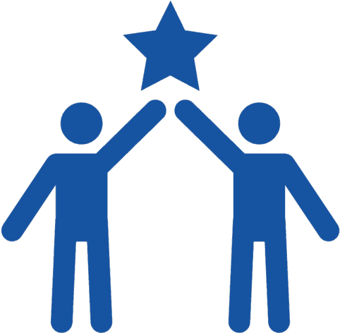 Download Team Work - Teamwork Icon Blue - HD Transparent PNG - NicePNG.com
