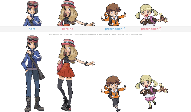 Download Pokemon Trainers X And Y - Sprite Trainer Pokemon White - HD ...