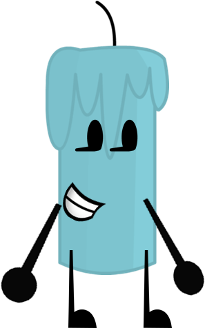 Download HD Birthday Candle- Like Tennis Ball - Bfdi Objects ...