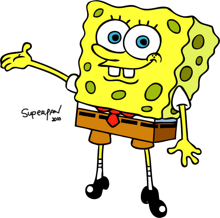 Download HD Vector Royalty Free Library Spongebob Squarepants Colored ...