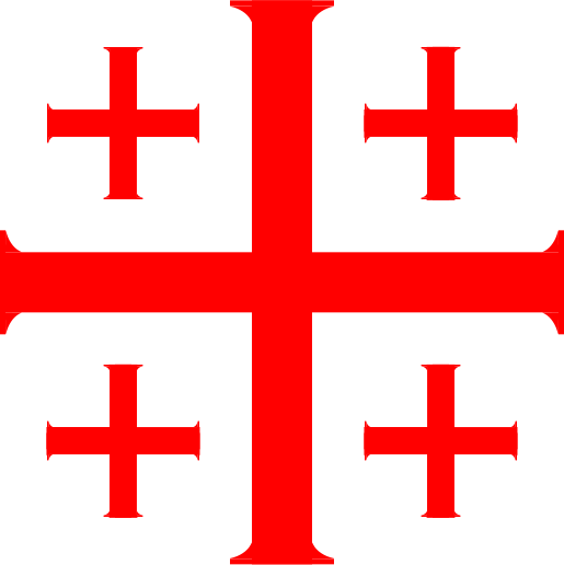 Download HD Jerusalem Cross - Jerusalem Cross Png Transparent PNG Image ...