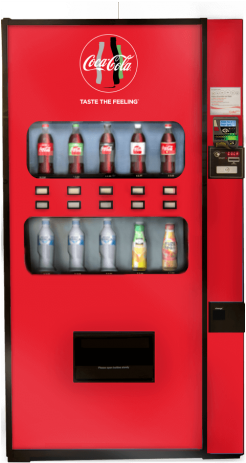 Download Indoor Crane Vending Machine - Coke Vending Machine Front - HD ...