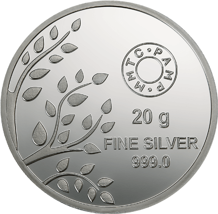 Download HD 20 Gm - 20 Gram Silver Coin Price Transparent PNG Image ...