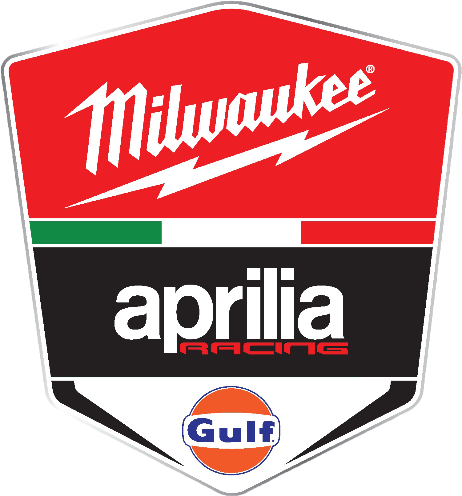 Download HD Milwaukee Aprilia Racing Logo Transparent PNG Image ...
