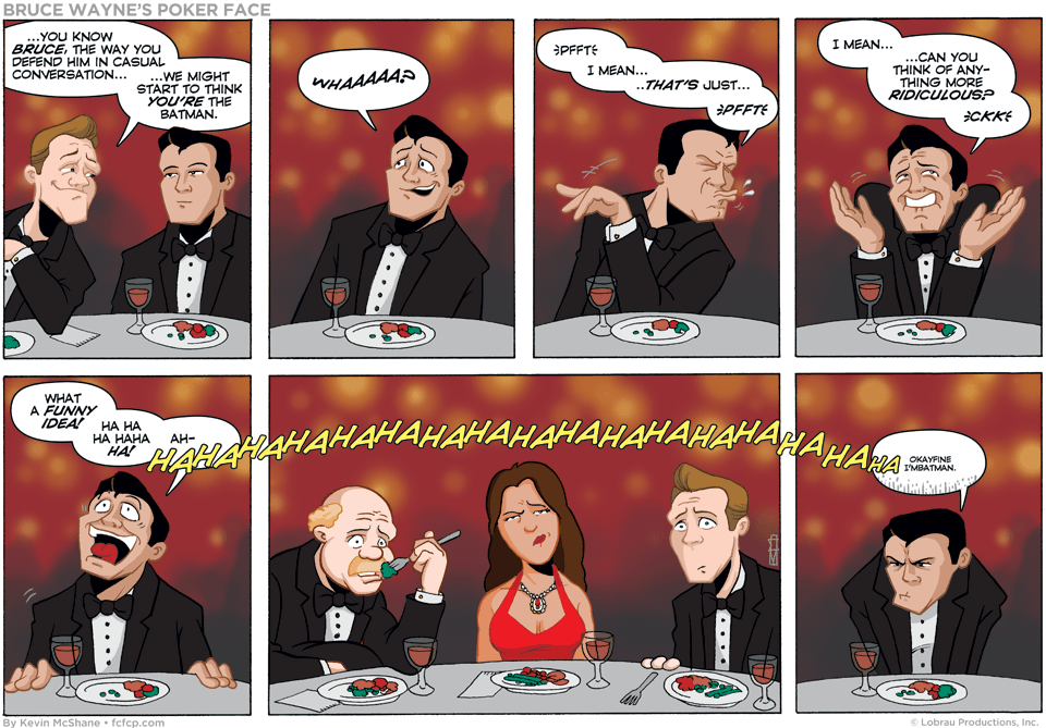 Download HD Bruce Wayne Dinner Party Batman Funny “ - Bruce Wayne Party ...