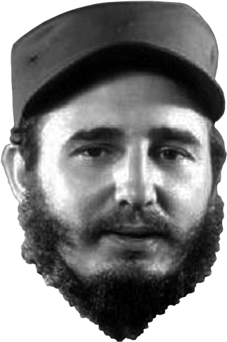 Download HD Fidel Castro - Fidel Castro Face Transparent Transparent ...