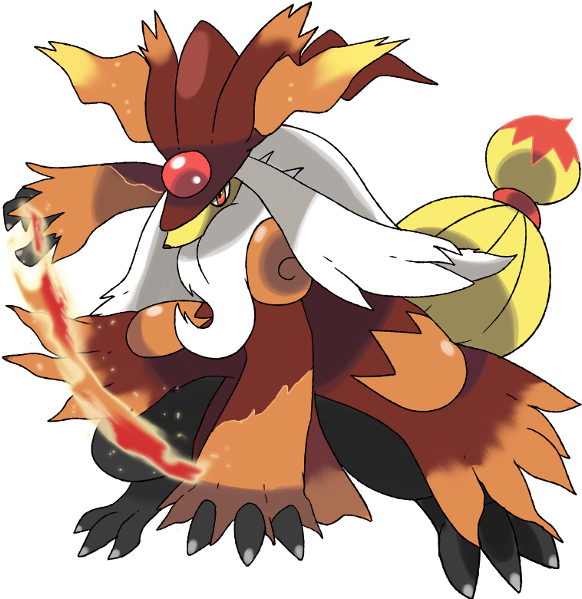 Download HD Mega Delphox By Hallowdew - Pokemon Delphox Mega Evolution ...