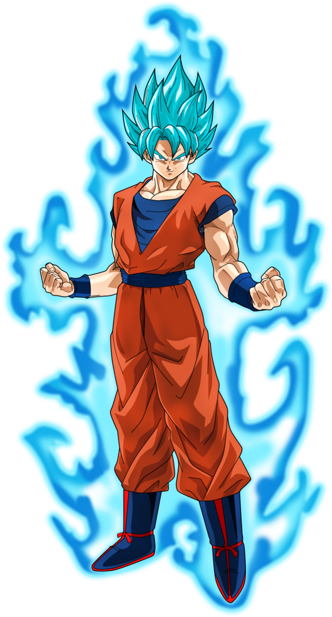 Download Goku Ssgss Power 15 By Saodvd - Render Goku Super Saiyan ...