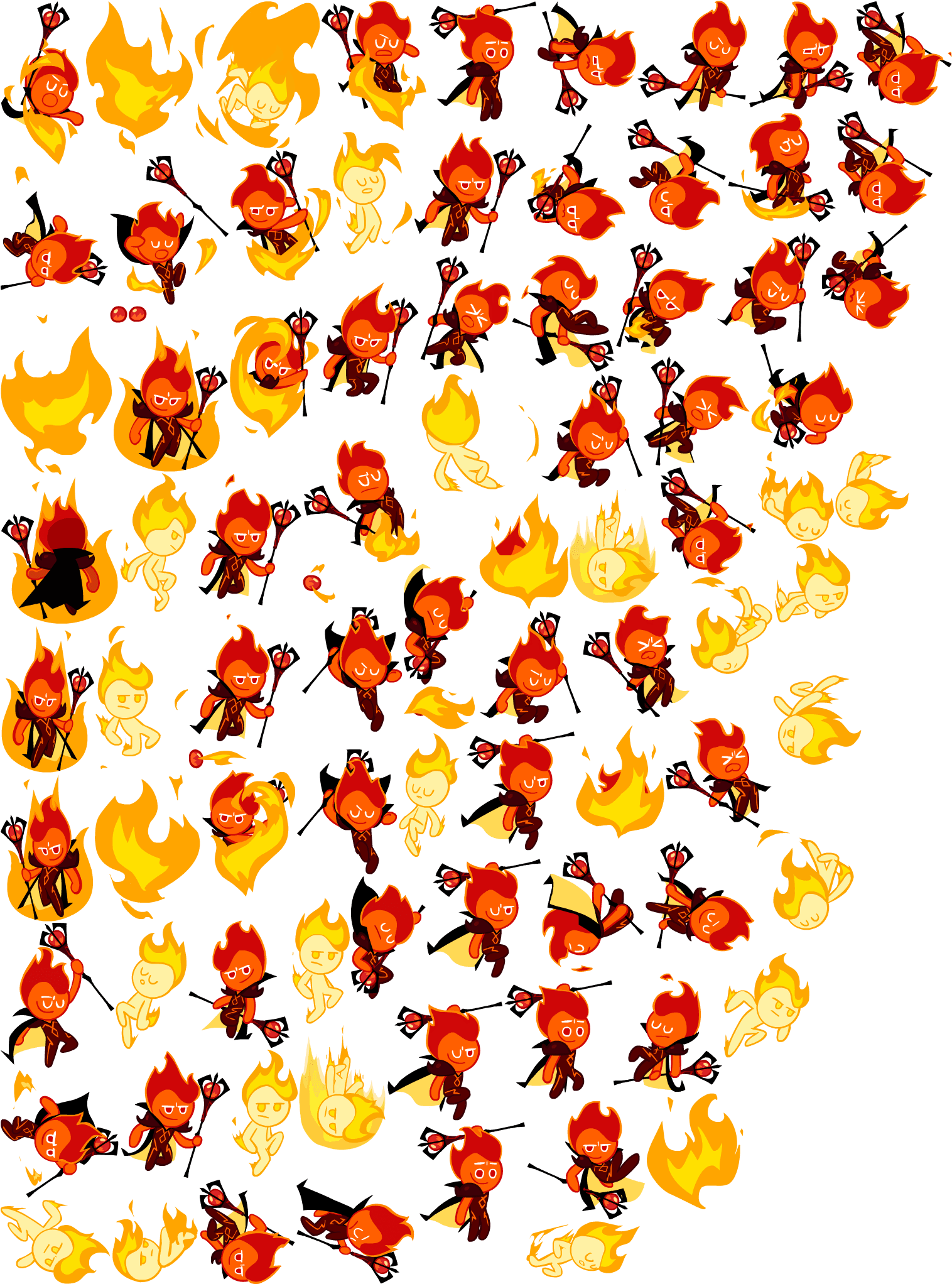 Download Fire Spirit Sprites 2 - Cookie Run Sprite Sheet - HD ...