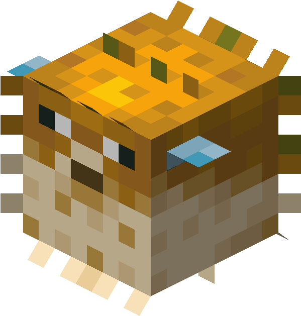 Download HD Pufferfish Large - Tropical Fish Minecraft Png Transparent ...