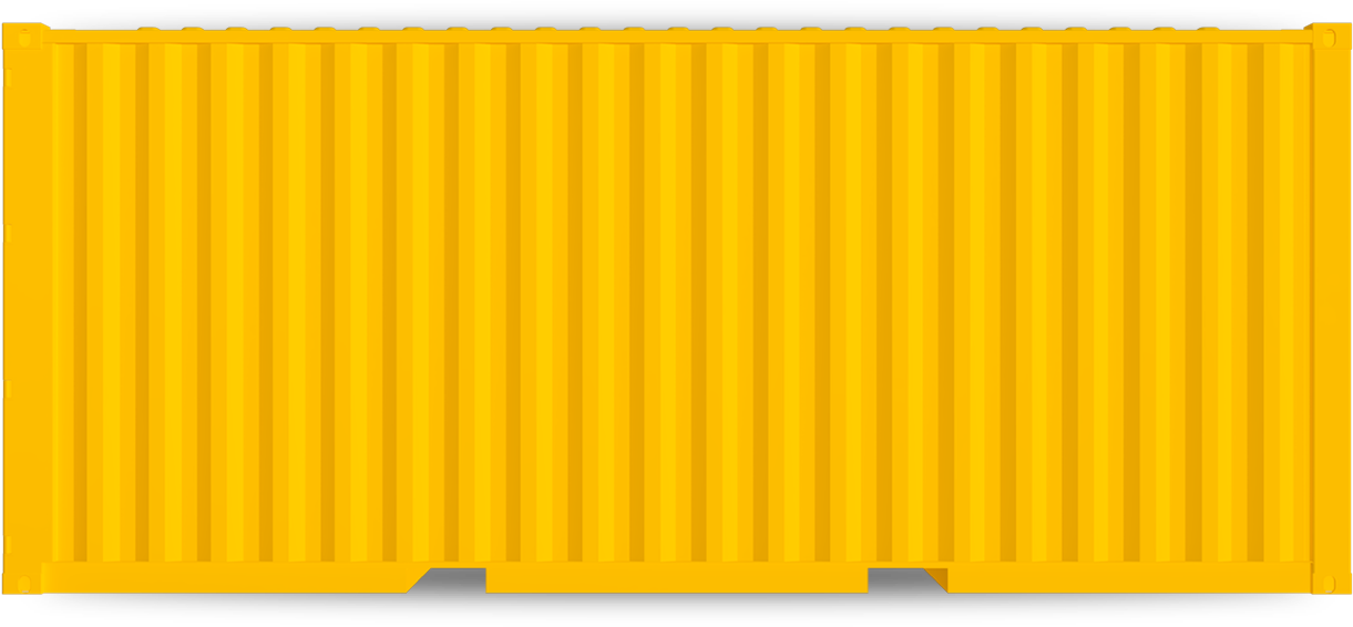Download Shipping Containers - 20 Ft Container - HD Transparent PNG ...
