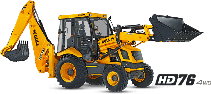 Download HD Construction-equipment - Backhoe Loader Transparent PNG ...