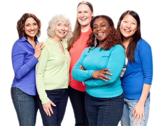 Download HD Lexington Womens - Happy Group Of Women Transparent PNG ...