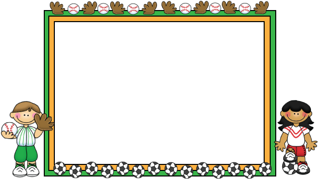 Download HD Sports Cliparts Frame - Cartoon Sport Frame Png Transparent ...