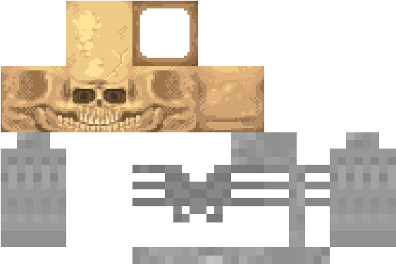 Download Started Working The Skeleton Texture - Minecraft Skelett Png ...