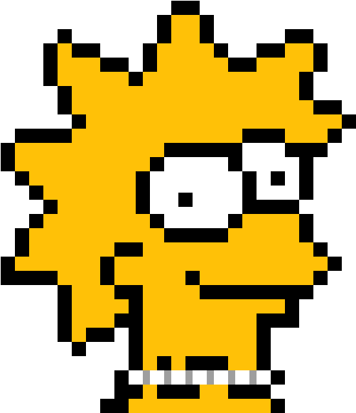 Download Lisa Simpson - Pixel Art Simpson Lisa - HD Transparent PNG ...