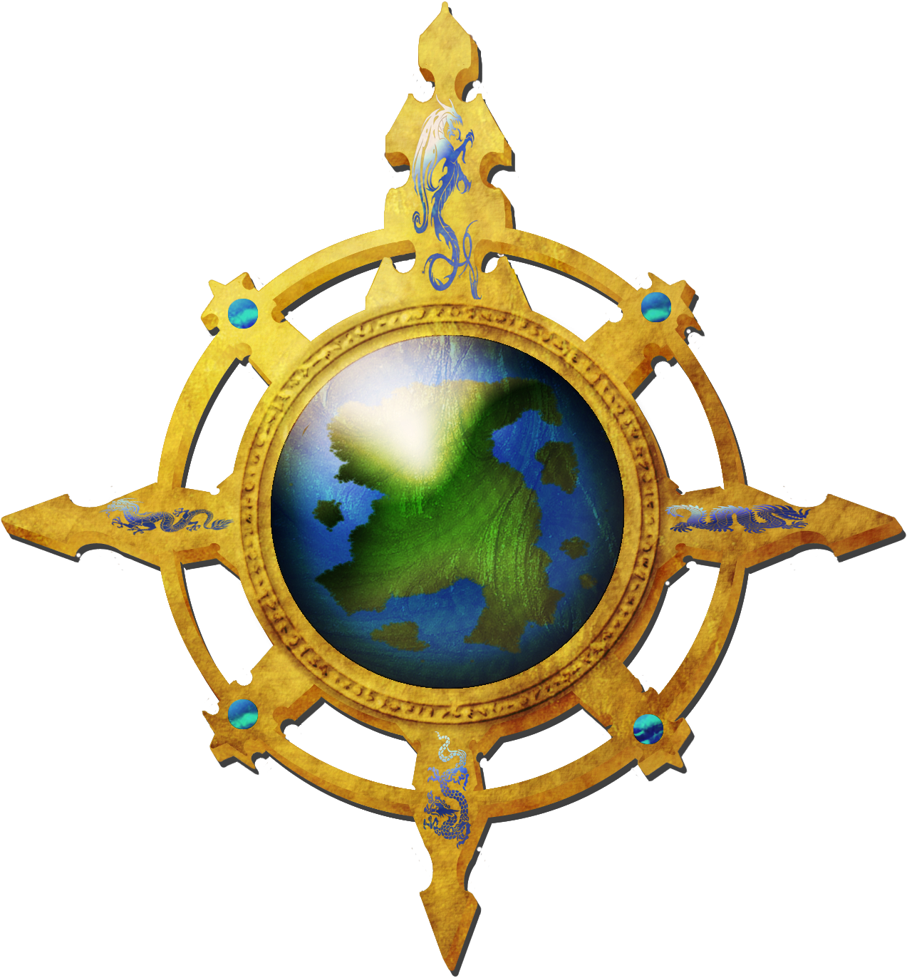 Download Fancy Compass Rose - Clipart Fancy Compass Rose - HD ...