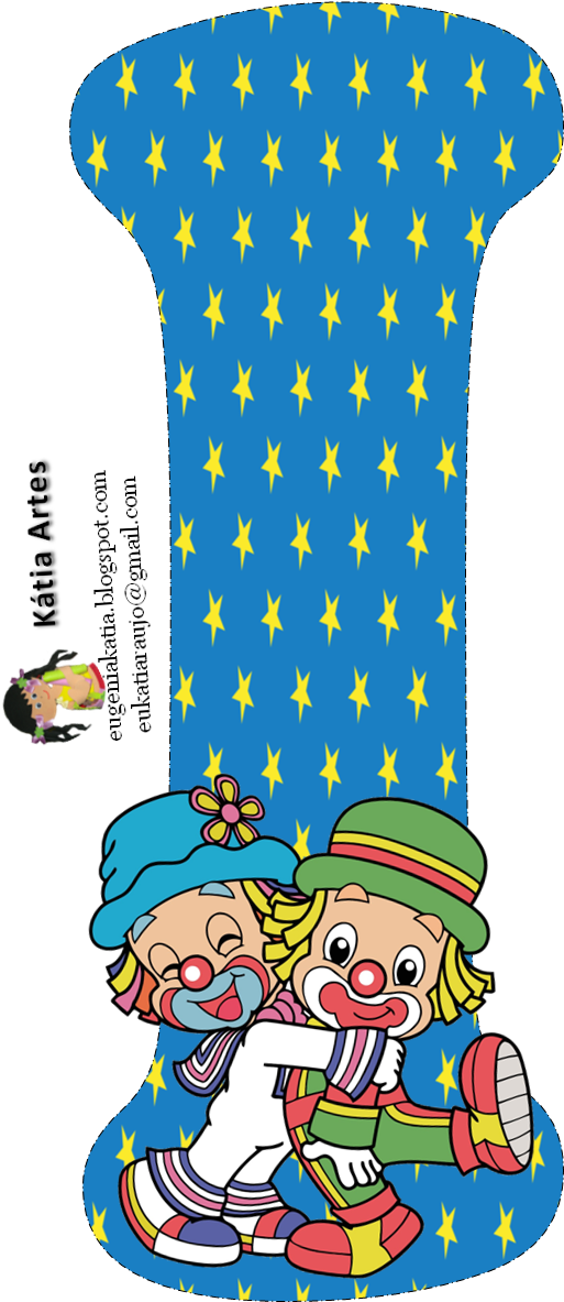 Download Alfabeto De Los Payasos Patatí Patatá - Letras Personalizadas ...