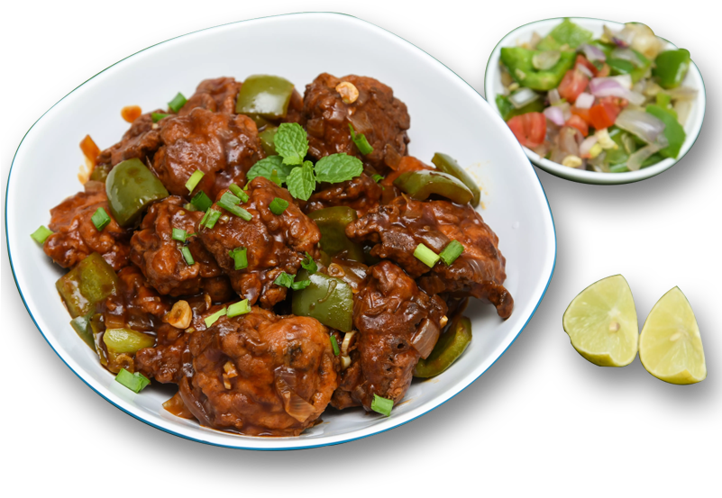 Download Garlic Chicken Fried - Gobi Manchurian - HD Transparent PNG ...