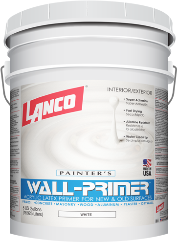 Download Lanco® Painter's Wall Primer™ Is An Acrylic Latex Resin ...