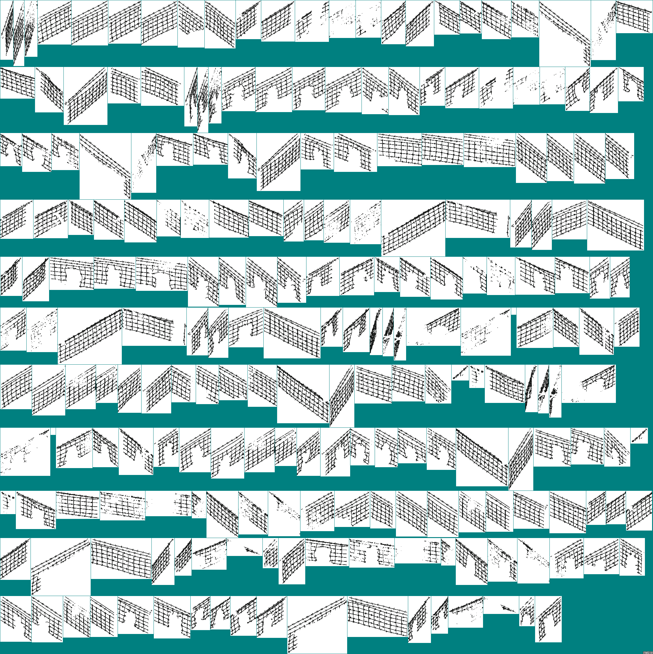 Download Click For Full Sized Image Wire Mesh Fence - Illustration - HD ...