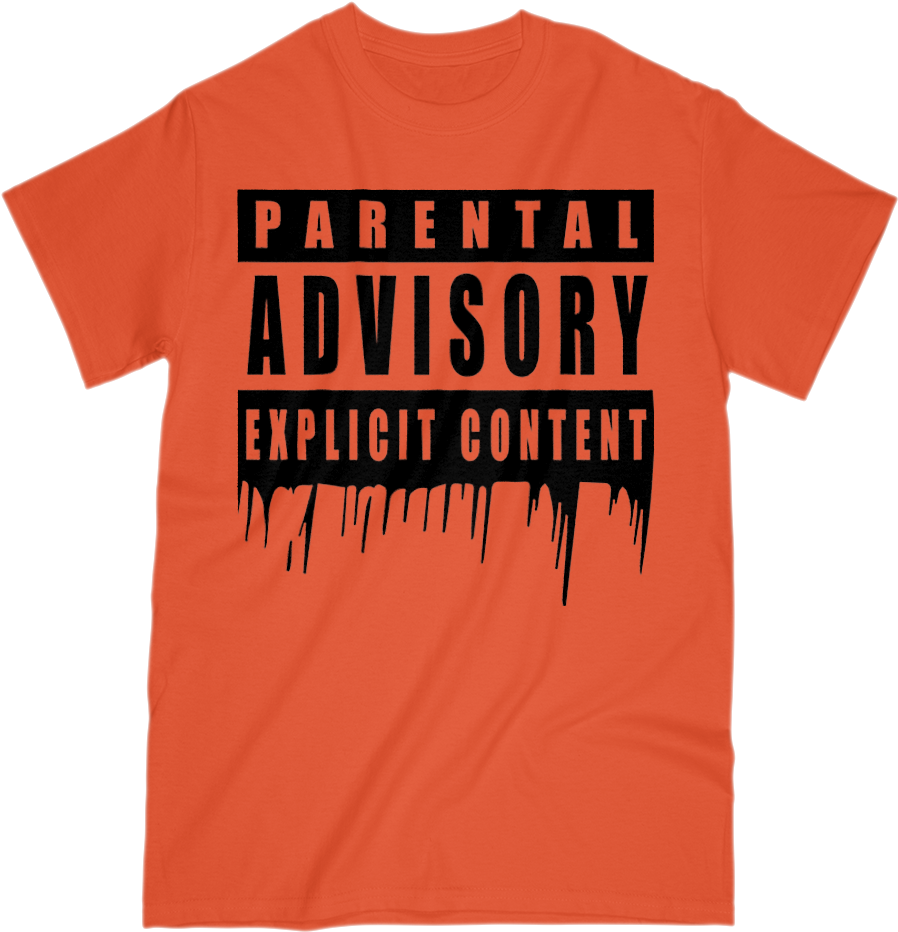 Download HD Parental Advisory T Shirt - Parental Advisory Transparent ...