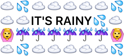 Download HD Emoji - Rainy Day Emoji Transparent PNG Image - NicePNG.com
