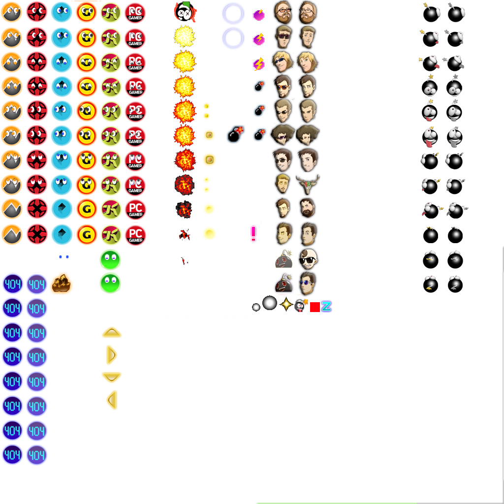 Download Updated Maze And Sprite - Pac Man Ce Sprites - HD Transparent ...