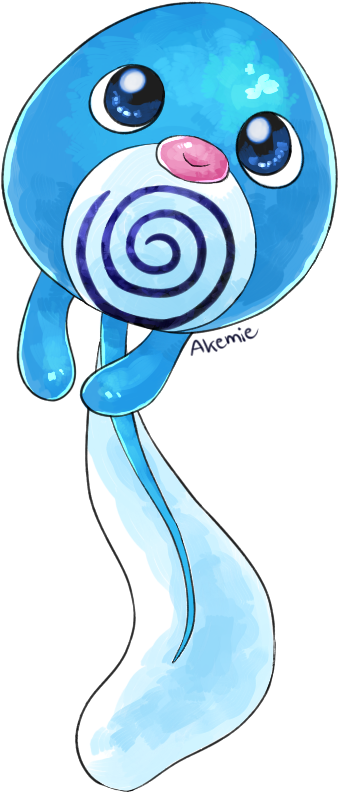 Download Akemie - S Poliwag - Cartoon - HD Transparent PNG - NicePNG.com