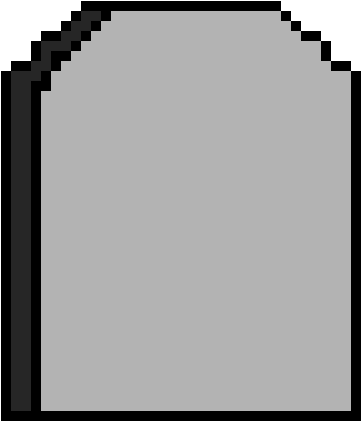Download HD Tombstone - Tombstone Pixel Art Transparent PNG Image ...