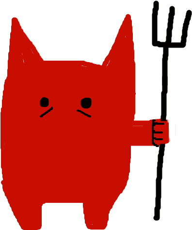 Download HD Drawn Demon Cute Demon - Illustration Transparent PNG Image ...