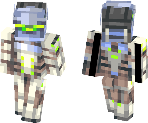 Download Overwatch- Genji - Minecraft - HD Transparent PNG - NicePNG.com