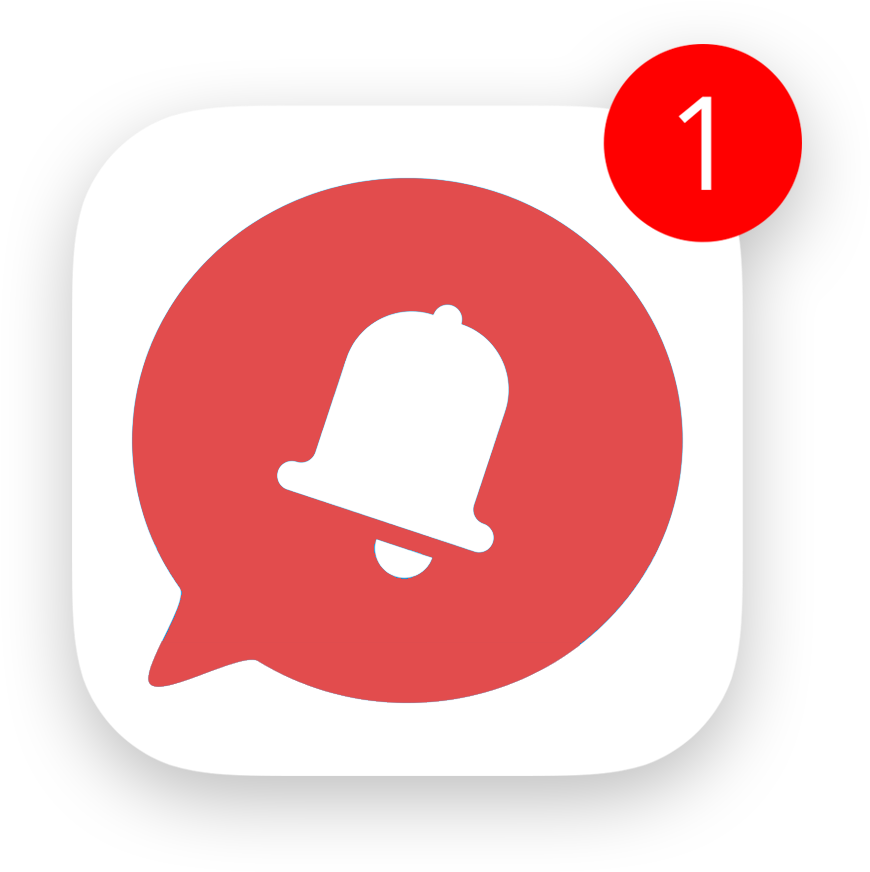 Notification Icon Png Push Notification Icon Png Transparent Png 