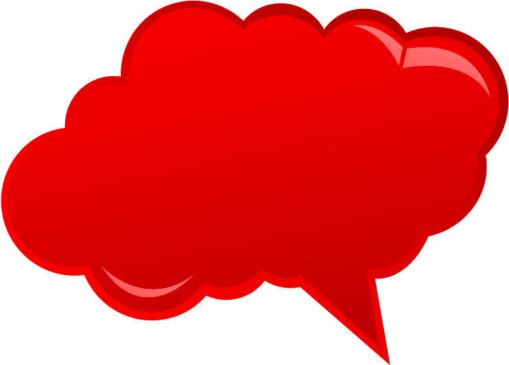 Download HD Talking Cloud Transparent PNG Image - NicePNG.com