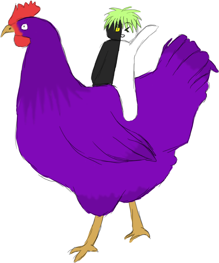 Download Chicken Clipart Purple - Chicken - HD Transparent PNG ...