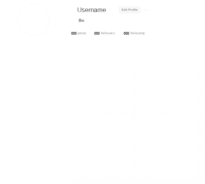 Download HD instagram aesthetic Instagram Profile Template 
