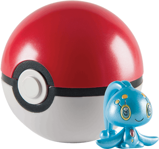Download Manaphy & Poke Ball Clip N Carry Mythical Poke Ball - Pokemon ...