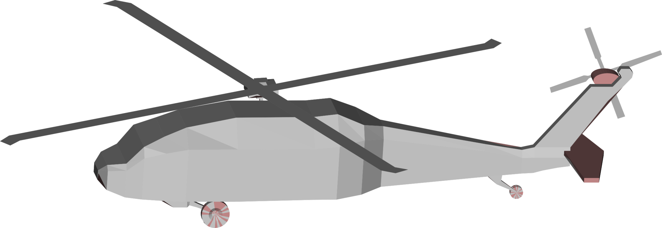 Download Sikorsky Uh 60 Black Hawk Helicopter Rotor Sikorsky - Low Poly ...