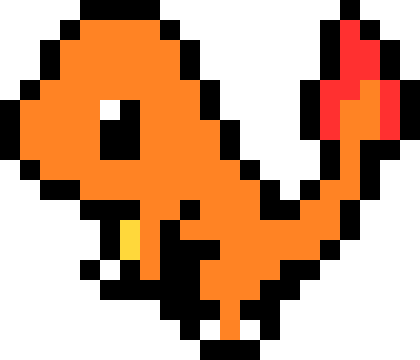 Download Charmander Pc Sprite - Pixel Art Pokemon Charmander - HD ...