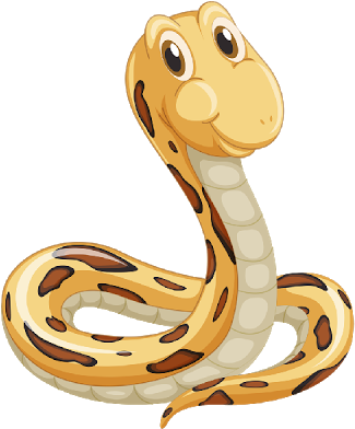 Download Serpent Clipart Comic - Yellow Snake Cartoon Png - HD ...