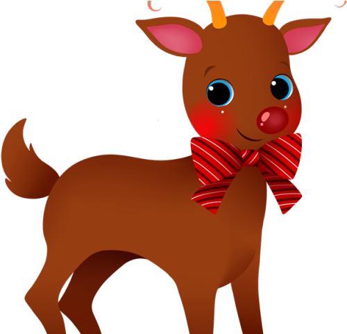 Download HD Horns Clipart Reindeer Antler - Christmas Reindeer Clipart ...