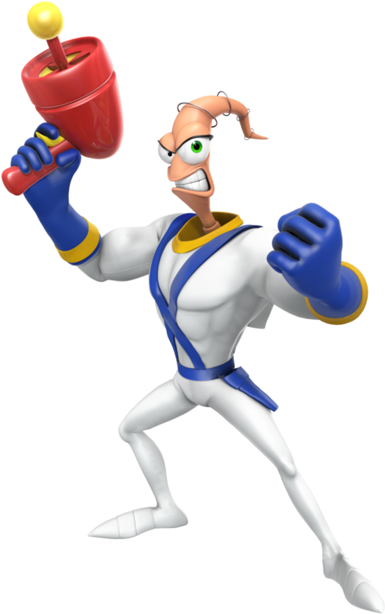 Download Earthworm Jim Render By Nibroc Rock-daci59o - Earthworm Jim ...