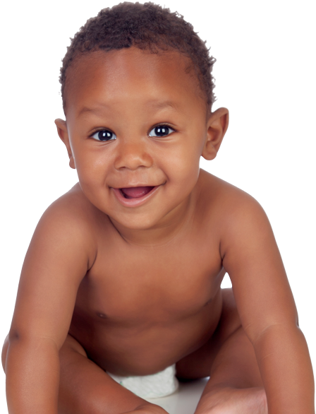 Download Happy African American Baby - African Baby - HD Transparent ...