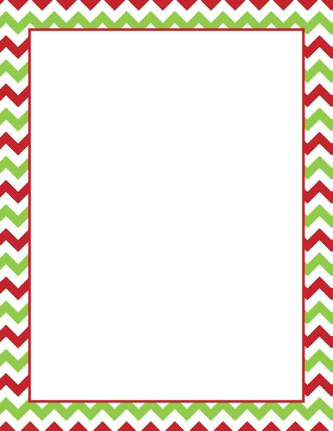 Download Christmas Border Png Download Image - Red And Green Chevron ...