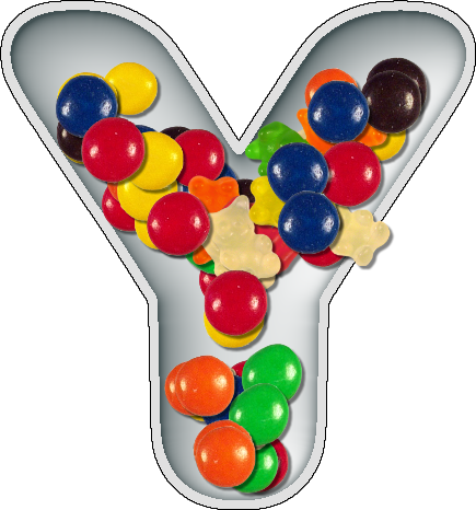 Download HD Candy Clipart Alphabet - Letter A Candy Transparent PNG ...