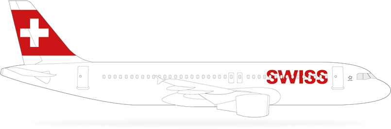 Download Airbus A320-200 - Airbus 320 100 200 Swiss - HD Transparent ...